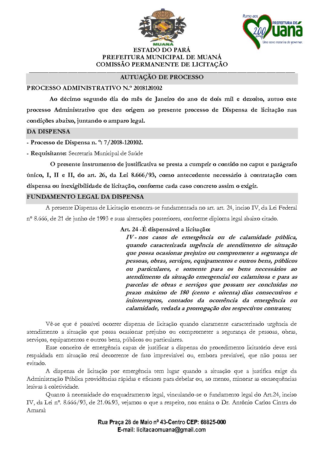 Modelo De Carta De Dispensa